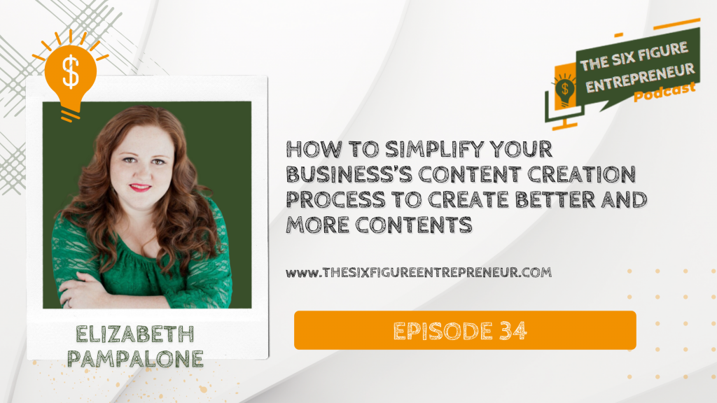 Episode 34: How To Simplify Your Business’s Content Creation Process To Create Better And More ...