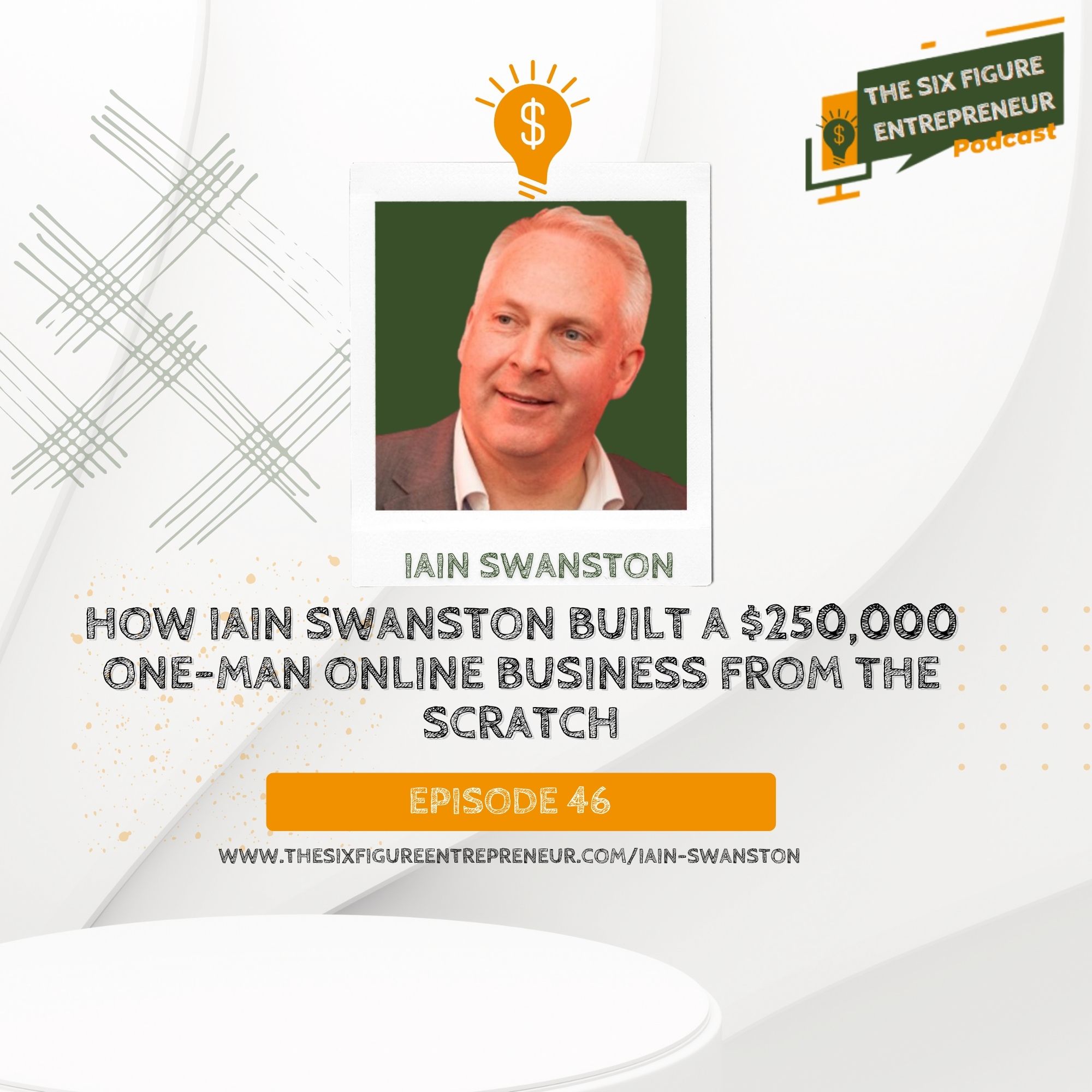 Episode 46 : How Iain Swanston Built A $250,000 One-Man Online Business ...